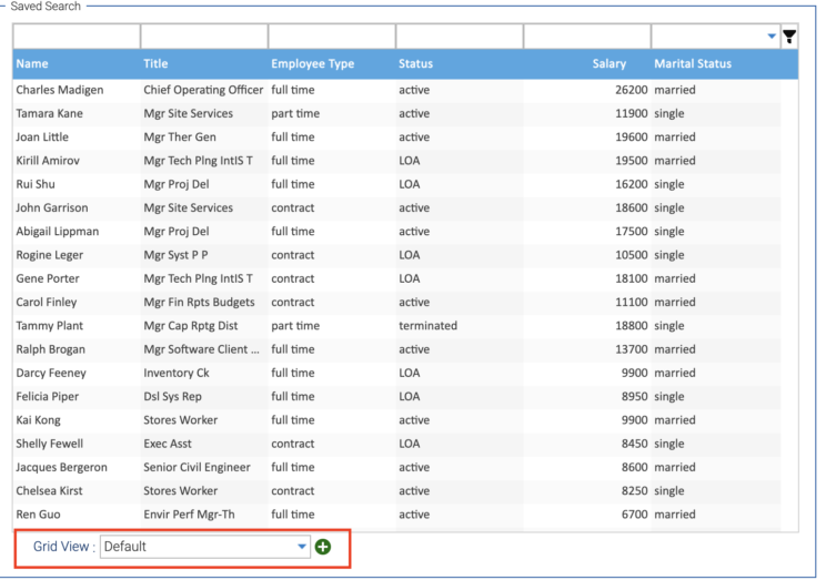 How to use Saved Search Feature on Grids in SmartClient